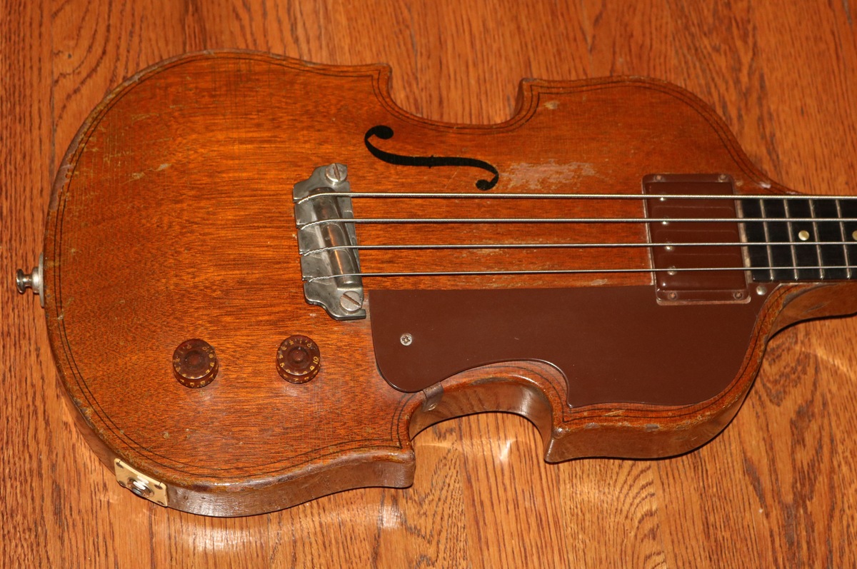 1956 Gibson Eb 1 Electric Bass Rare Violin Body Garys Classic Guitars And Vintage Guitars Llc